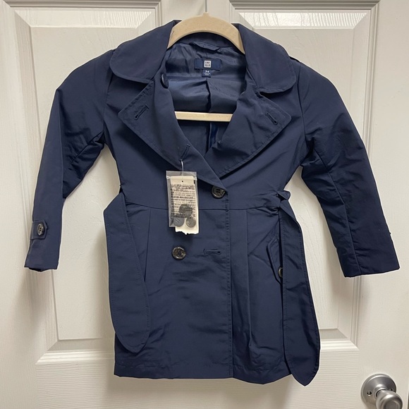 Uniqlo | Jackets & Coats | Nwt Uniqlo Navy Trench Coat | Poshmark